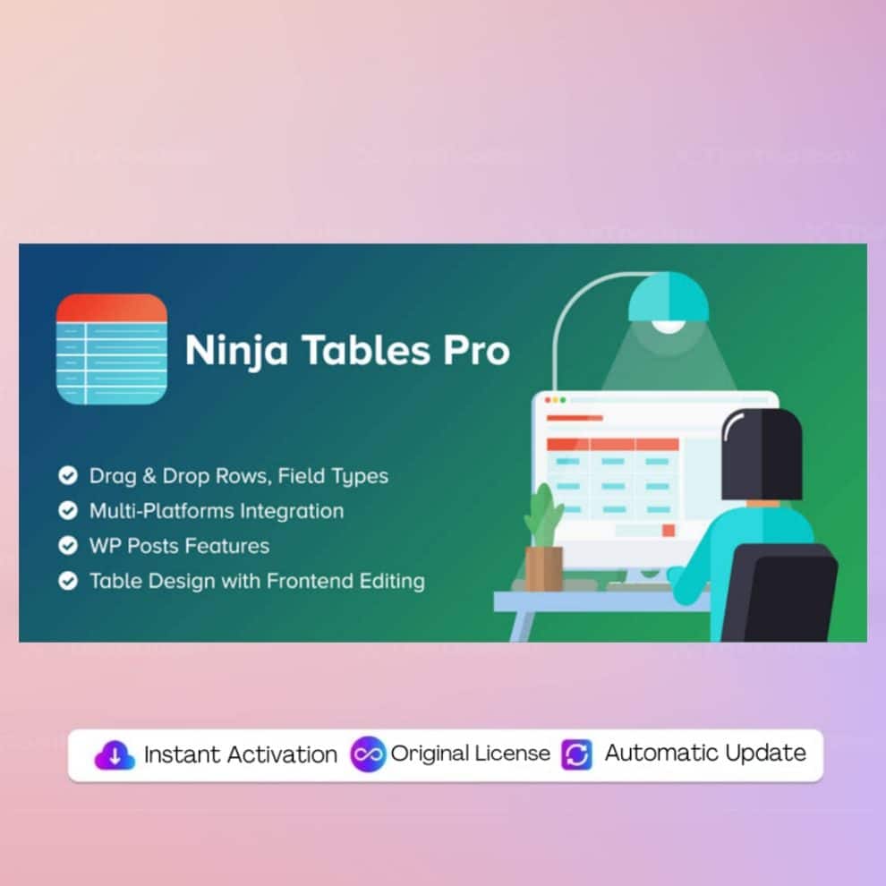 Ninja Tables Pro Lifetime | WP INDO